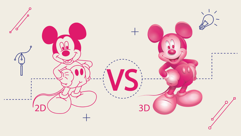 Difference Between 2D and 3D Animation - Stonesmentor